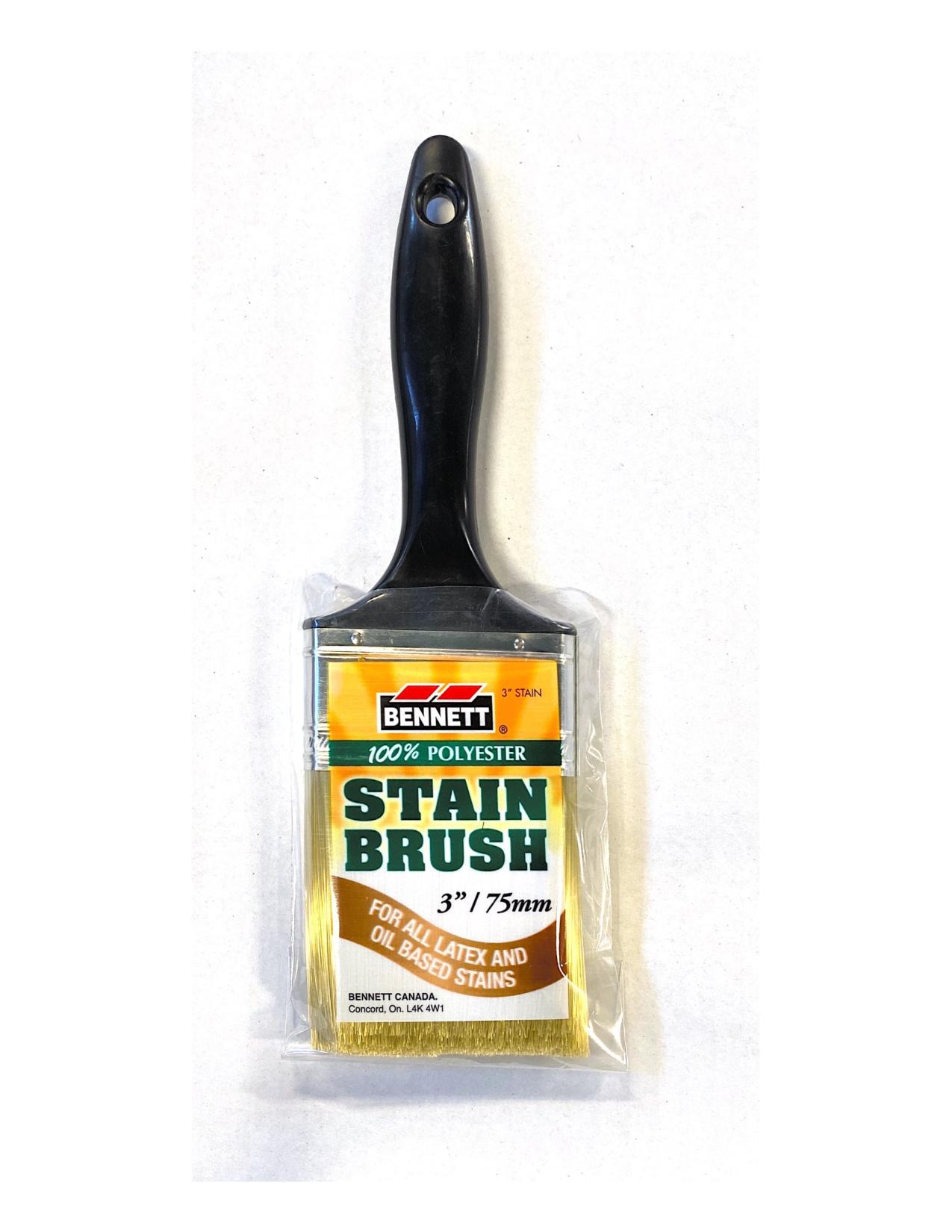 BENNETT STAIN BRUSH, POLYESTER PAINT BRUSH