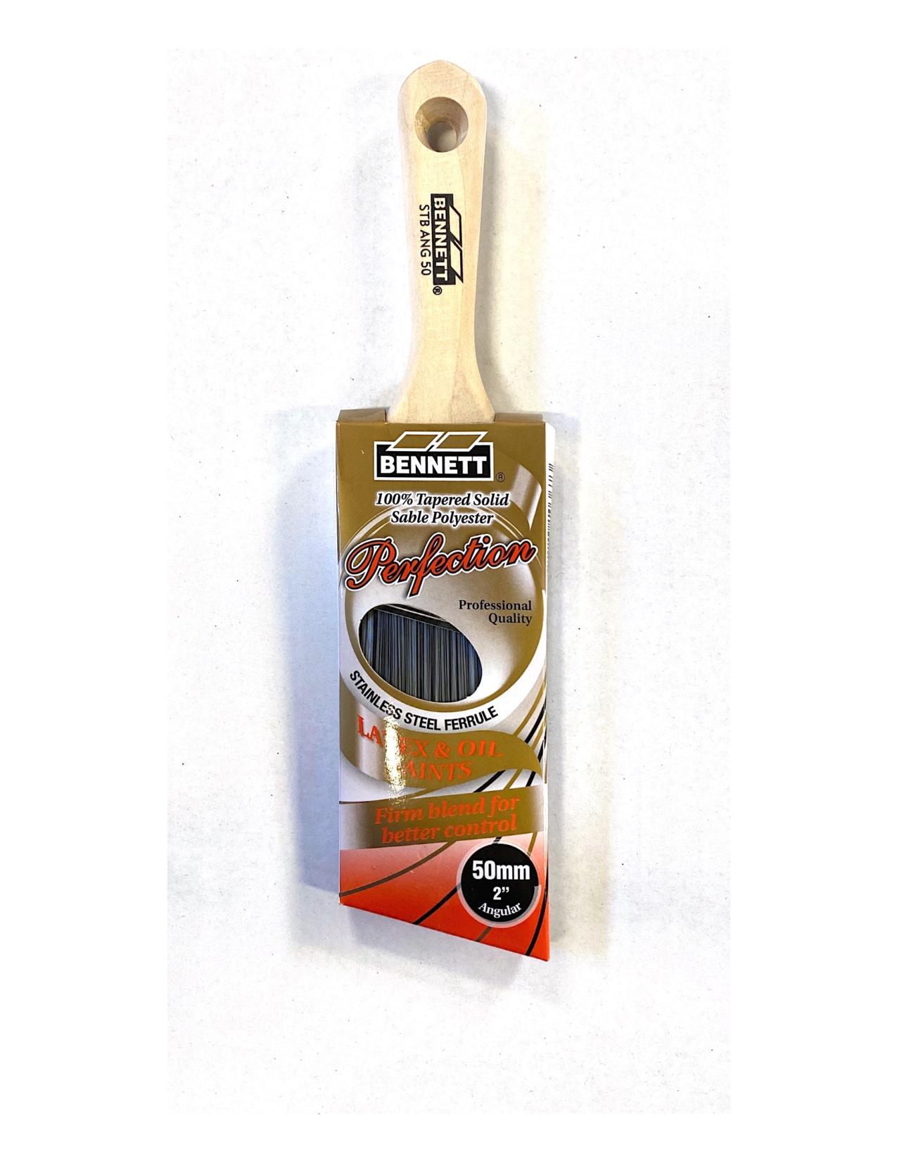 BENNETT FIRM PRO SABLE POLYESTER ANGULAR PAINT BRUSH